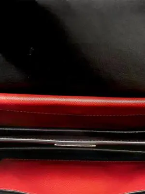Prada Saffiano Lux Sound Lock Satchel