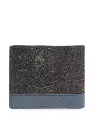 Etro Paisley-print Leather Wallet