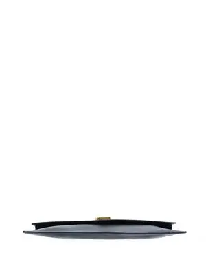 Saint Laurent 2019 Grain De Poudre Uptown Pouch Clutch Bag - Black