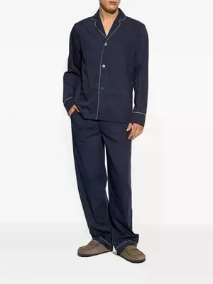 Paul Smith Signature Stripe Piping-detail Pajamas - Blue