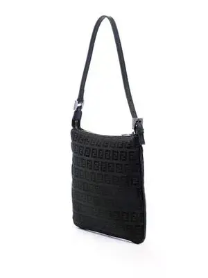 Fendi Zucchino Canvas Shoulder Bag