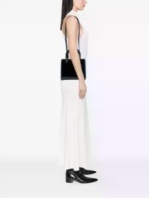 Dior 2013 Medium Patent Lady Satchel - Black