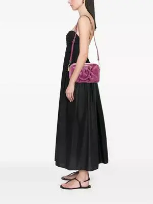 Miu Miu Vitello Lux Shirring Bauletto Satchel