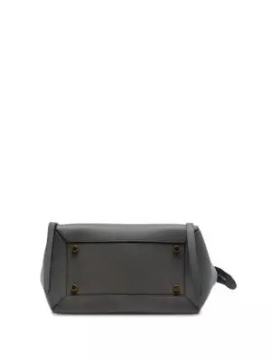 Celine Mini Grained Calfskin Belt Bag Satchel - Grey