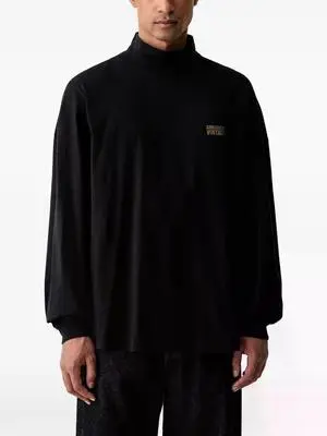 American Vintage Gixy Logo-print High-neck Sweatshirt