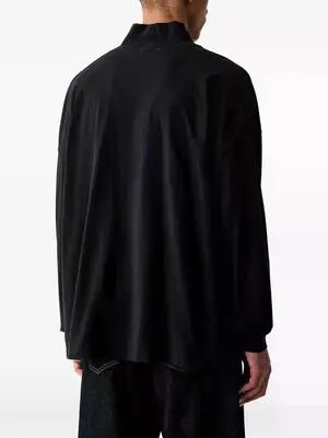 American Vintage Gixy Logo-print High-neck Sweatshirt