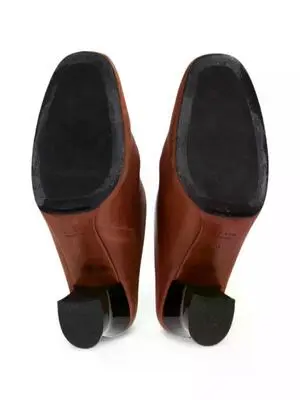 THE ROW Adela Block Heel Mules