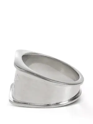 MAISON MARGIELA Logo-engraved Signet Ring