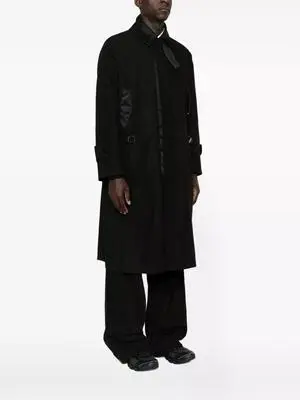 Sacai Buckle-detail Panelled Coat