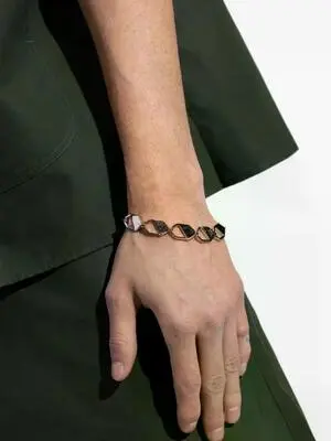 Fendi Geometric Ff-pattern Bracelet