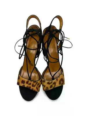 AQUAZZURA Austin Lace-up Sandals