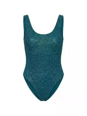 Oseree Lumière Metallic Swimsuit - Blue