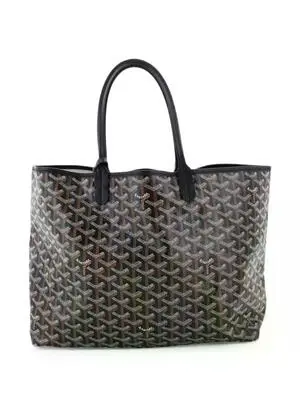 Goyard Saint Louis Coated Canvas Pm Tote Bag - Black