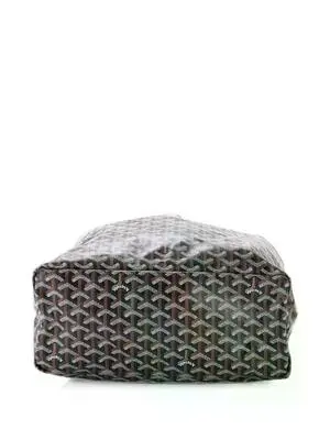 Goyard Saint Louis Pm Coated Canvas Tote Bag - Black