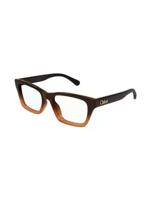 Chloé Square-frame Glasses - Brown