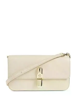 Furla Small Iride Leather Cross Body Bag - Neutrals