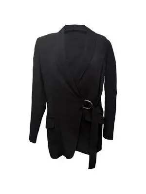 IRO PARIS Long-sleeve Belted Blazer - Black