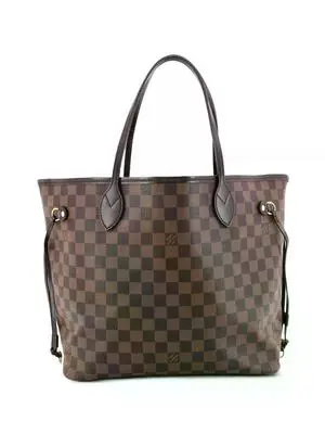 LOUIS VUITTON Neverfull Damier Mm Tote Bag - Brown