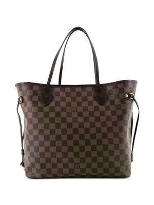 LOUIS VUITTON Neverfull Damier Mm Tote Bag - Brown