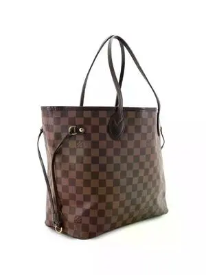 LOUIS VUITTON Neverfull Damier Mm Tote Bag - Brown