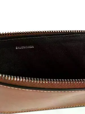 Balenciaga Zip-around Leather Card Holder