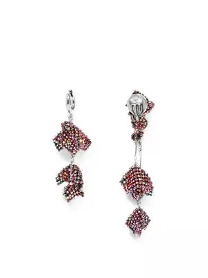 Isabel Marant Étoile Asymmetrical Crystal-embellished Earrings