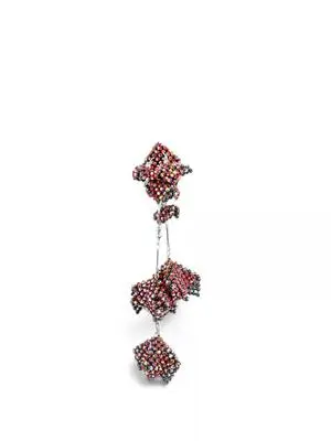Isabel Marant Étoile Asymmetrical Crystal-embellished Earrings