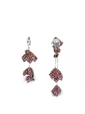 Isabel Marant Étoile Asymmetrical Crystal-embellished Earrings