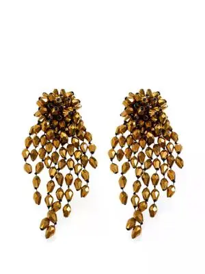 Isabel Marant Étoile Hanabi Crystal-embellished Clip-on Earrings - Gold