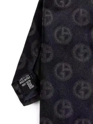 Giorgio Armani Logo-jacquard Silk Tie
