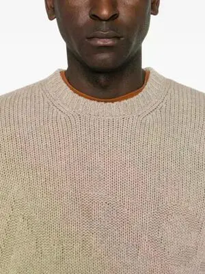 A.p.c. Logo-knit Crew-neck Sweater
