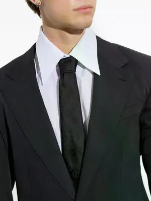 Giorgio Armani Logo-jacquard Silk Tie