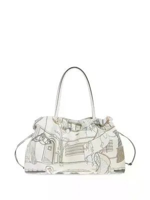 Tory Burch Large Ella Drawstring Tote Bag