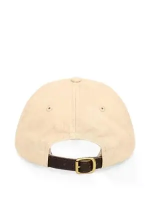 LES HÉRITIERS Slogan-embroidered Cotton Cap