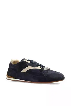 FERRAGAMO Gancini Suede-panel Sneakers