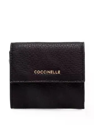 COCCINELLE Metallic Soft Wallet - Black