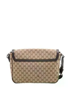 Gucci 2000-2015 Gg Canvas Flap Crossbody Bag