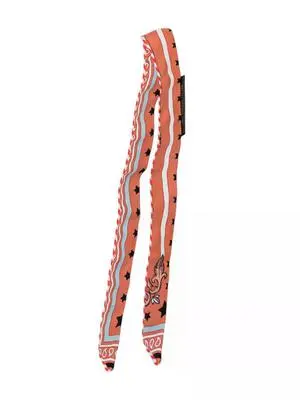 Hermès 2022-2023 Candy Doll Silk Twilly Scarf Scarves - Orange