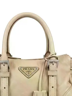 Prada Small Karin Buckle-detail Shoulder Bag - Neutrals