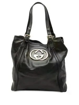 Gucci 2000-2015 Calfskin Britt Tote Bag