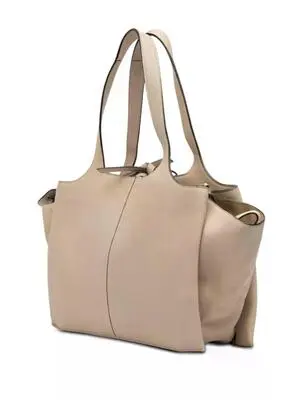 Celine 2016 Medium Grained Calfskin Trifold Tote Bag