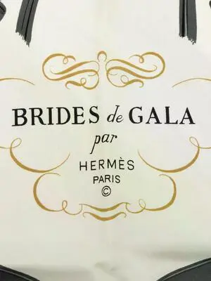 Hermès 1980-1990 Brides De Gala Silk Scarf 90 Scarves