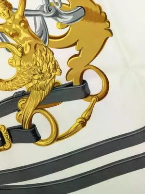 Hermès 1980-1990 Brides De Gala Silk Scarf 90 Scarves