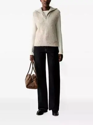 MOS MOSH Mmthora Quarter-zip Knitted Vest