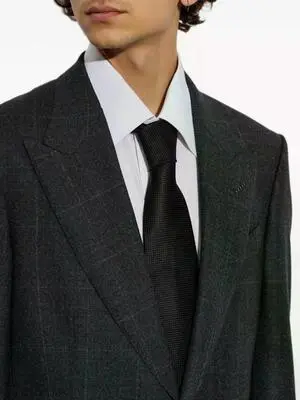 TOM FORD Check-pattern Silk Tie