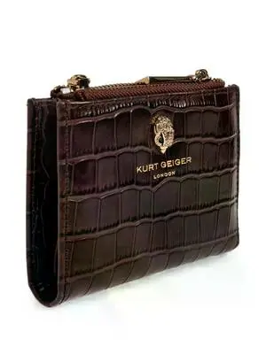 Kurt Geiger Shoreditch Croc-effect Wallet