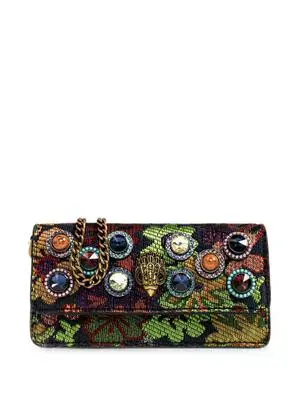 Kurt Geiger Long Nano Shoreditch Gem-embellished Bag - Black