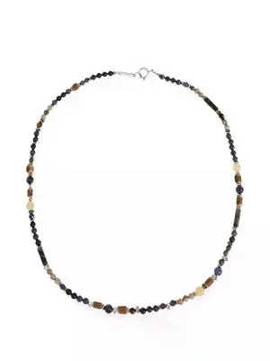 MARANT Beaded Stone Necklace - Silver