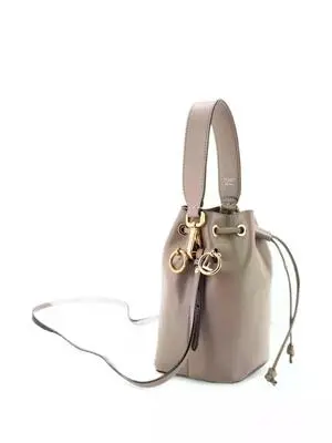 Fendi Mon Tresor Leather Mini Bucket Bag