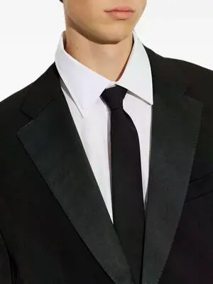 Balenciaga Logo-embroidered Wool Tie